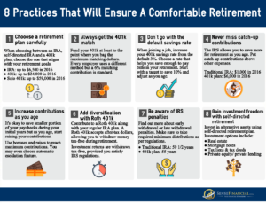 Infographic: 8 Retirement tips that will ensure a comfortable retirement